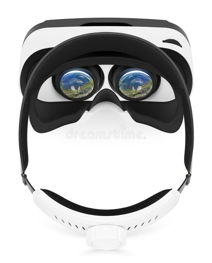 VR Virtual Reality Headset with Game Controller Stock Image - Image of ...