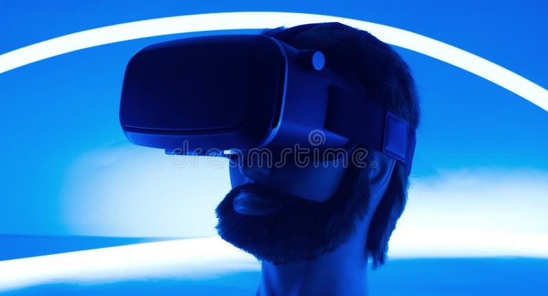 VR Virtual Reality Smartphone Headset Glasses Stock Photo - Image of ...