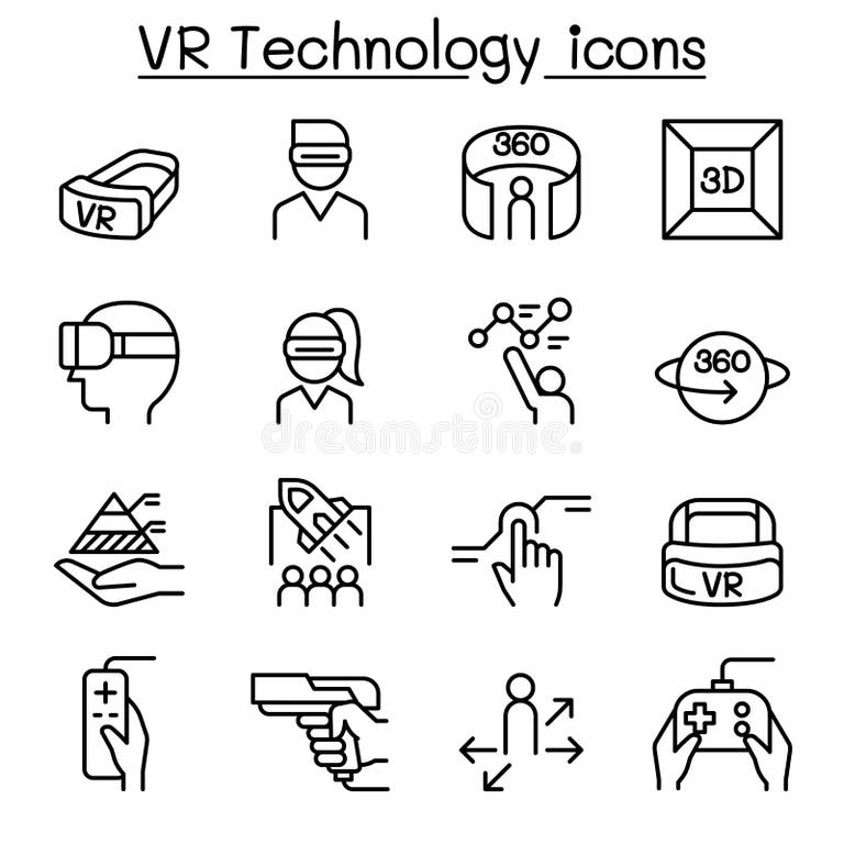 Virtual Icon Set Stock Illustrations – 45,344 Virtual Icon Set Stock ...