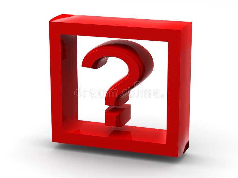 Vraag. Symbool stock illustratie. Illustration of elementen - 2924606