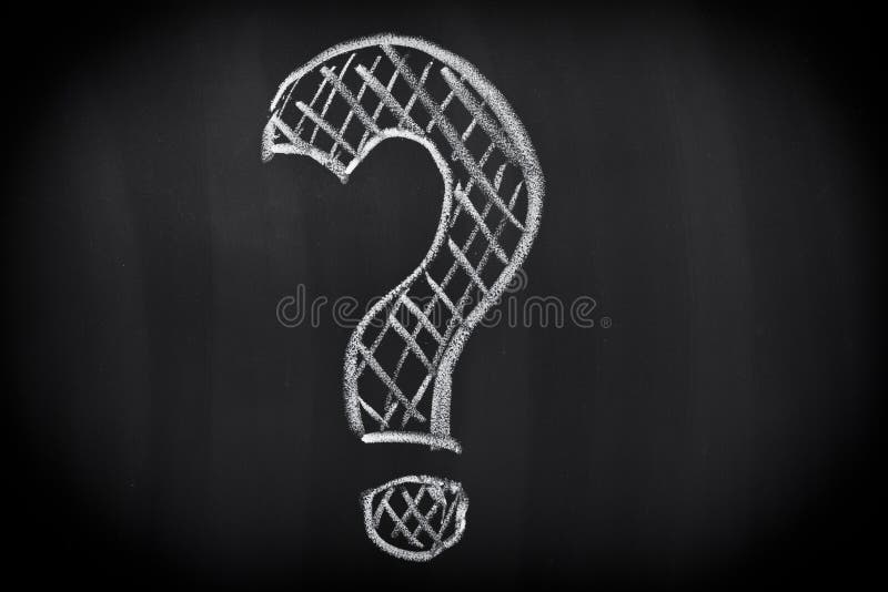 Vraagteken stock afbeelding. Image of punctuatie, symbool - 22223267