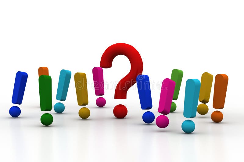 Groot Rood Vraagteken Op Witte Achtergrond Stock Foto - Afbeelding ...