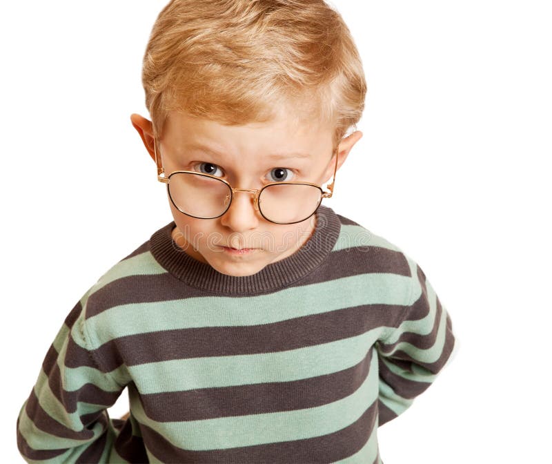 Vragend Het Kijken Mooi Jongensportret Stock Foto - Image of portret ...