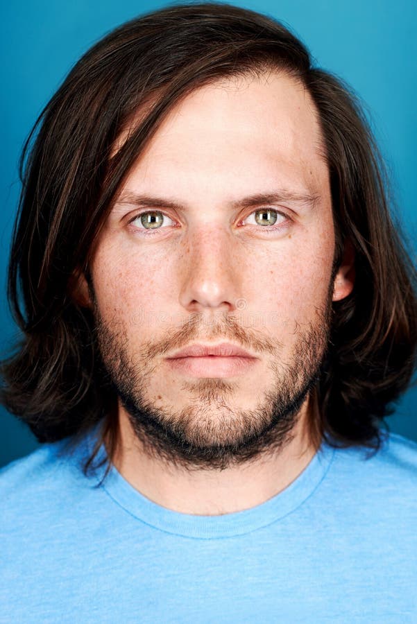 Visage d'homme réel photo stock. Image du type, confiance - 33714984