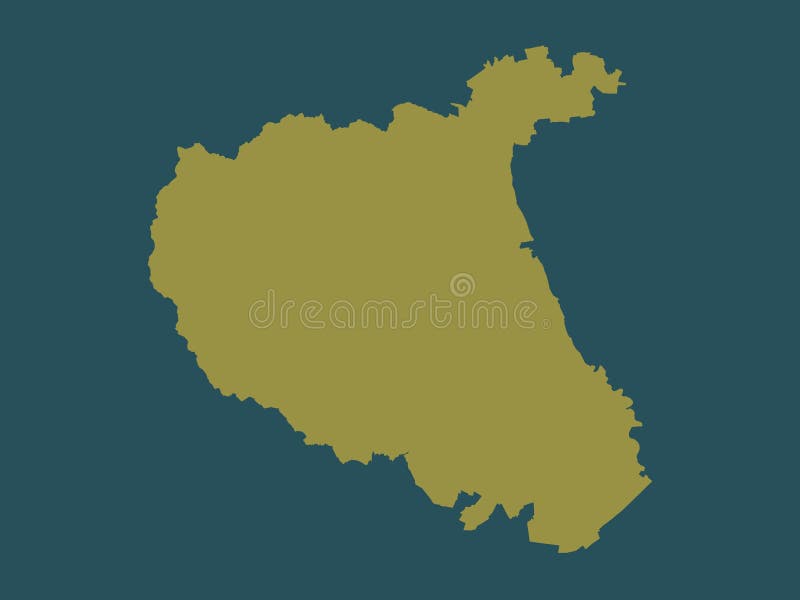 Vrancea, Romania. Solid. No Legend Stock Illustration - Illustration of ...