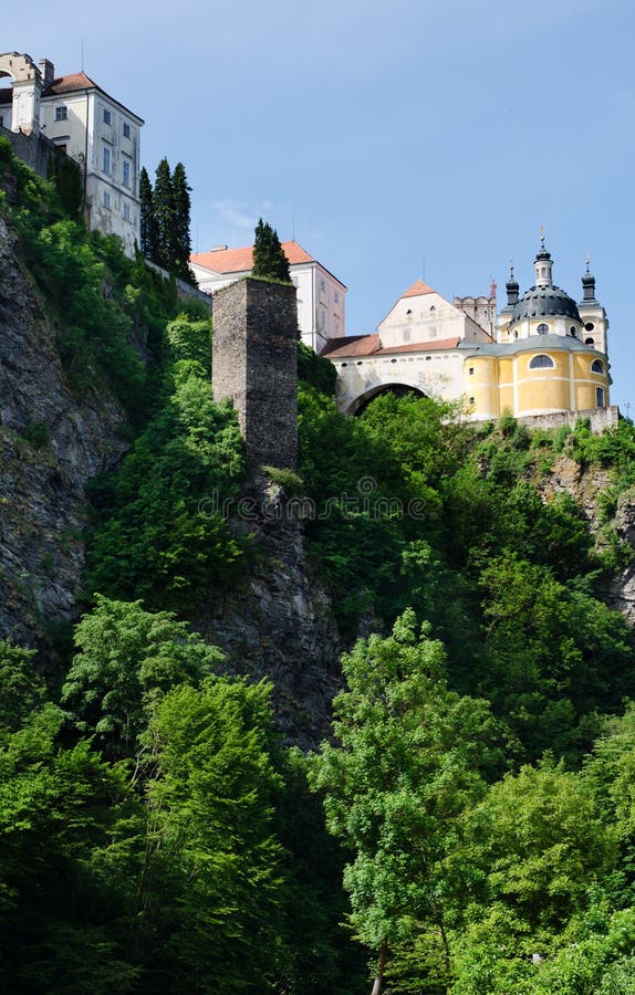 Vranov Nad Dyji Castle, Czech Republic Stock Image - Image of czech ...