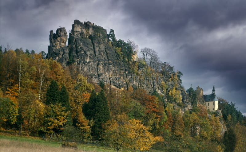 Vranov Pantheon stock image. Image of horizon, czech - 67043225