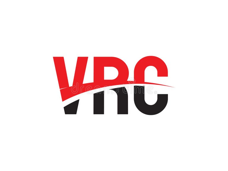 VRC Letter Initial Logo Design Vector Illustration Stock Vector ...