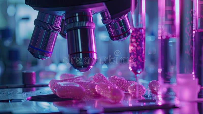 VRE Bacteria in a Clinical Laboratory Setting, Showcasing Microscopic ...