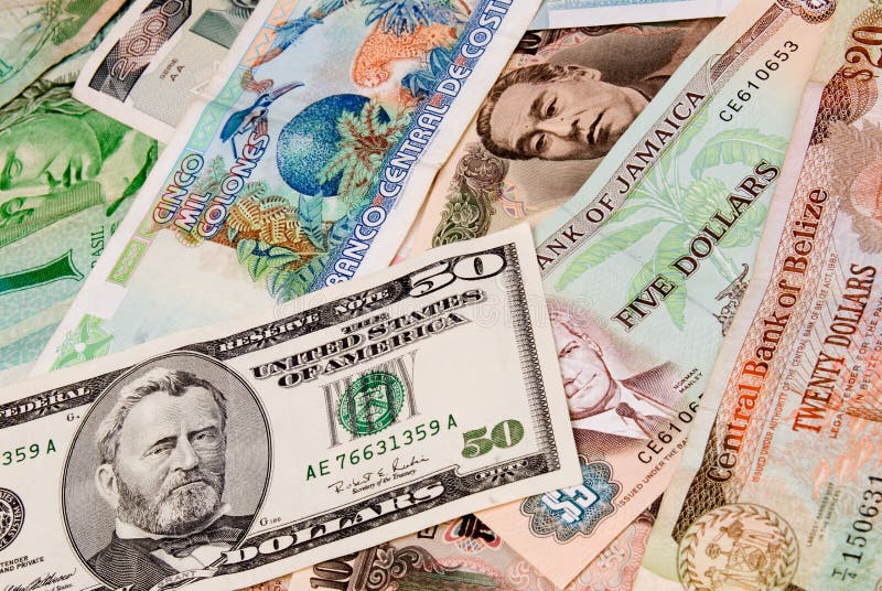 Vreemde Valuta Van Diverse Provincies. Stock Foto - Image of financiën ...