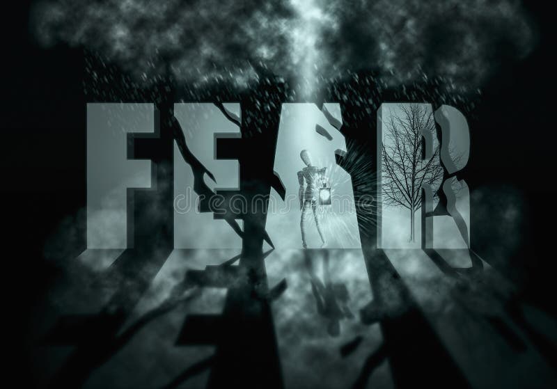 Angst stock illustratie. Illustration of dood, najaar - 67753308