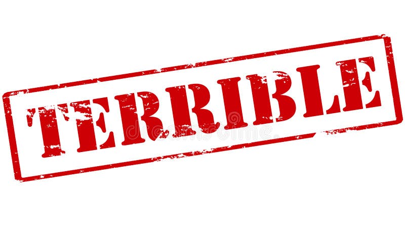 Vreselijk stock illustratie. Illustration of vreselijk - 92089450