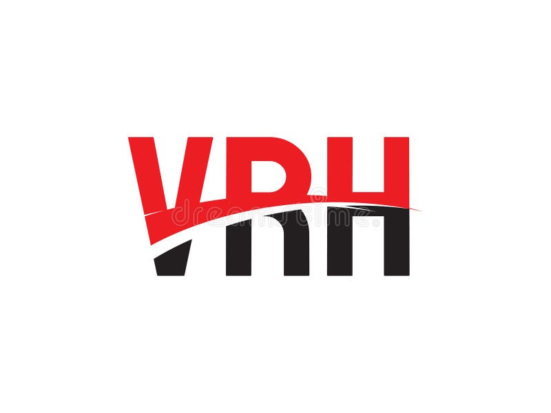VRH Letter Initial Logo Design Vector Illustration Stock Vector ...