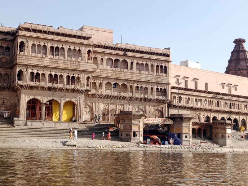 Vrindavan, Yamuna Ghat , Keshi Ghat Editorial Photography - Image of ...