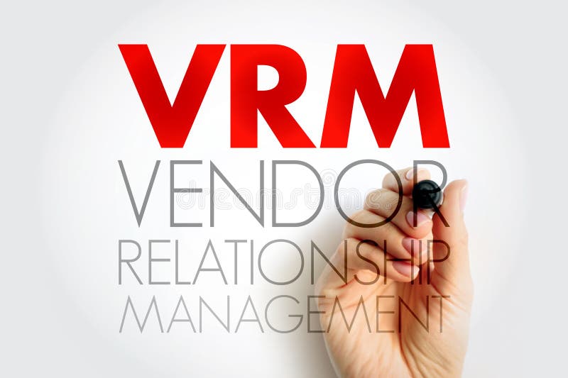 VRM Vendor Relationship Management - Business Activity Made Possible by ...