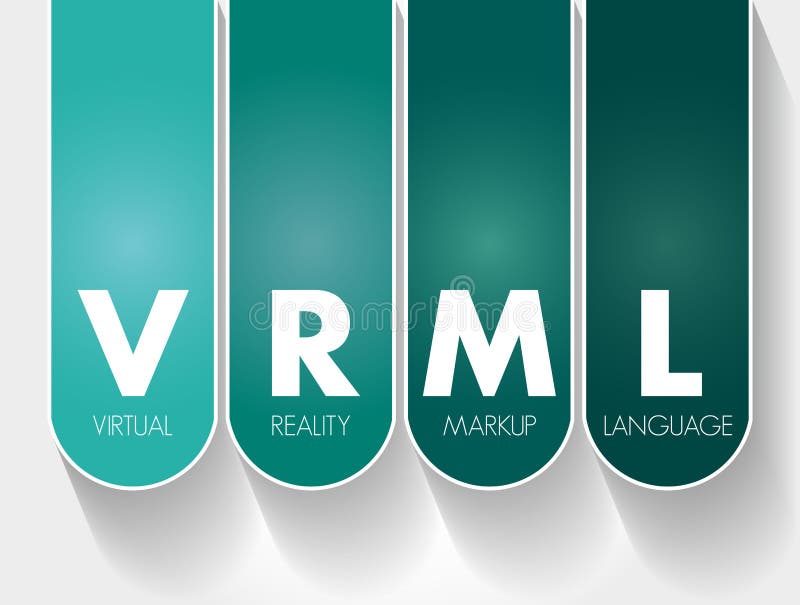 VRML - Virtual Reality Markup Language Acronym, Technology Concept ...