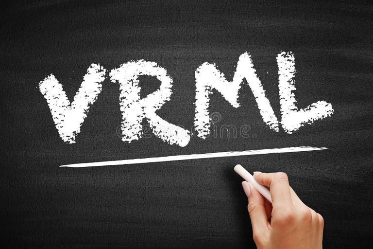 VRML - Virtual Reality Markup Language Acronym, Technology Concept on ...