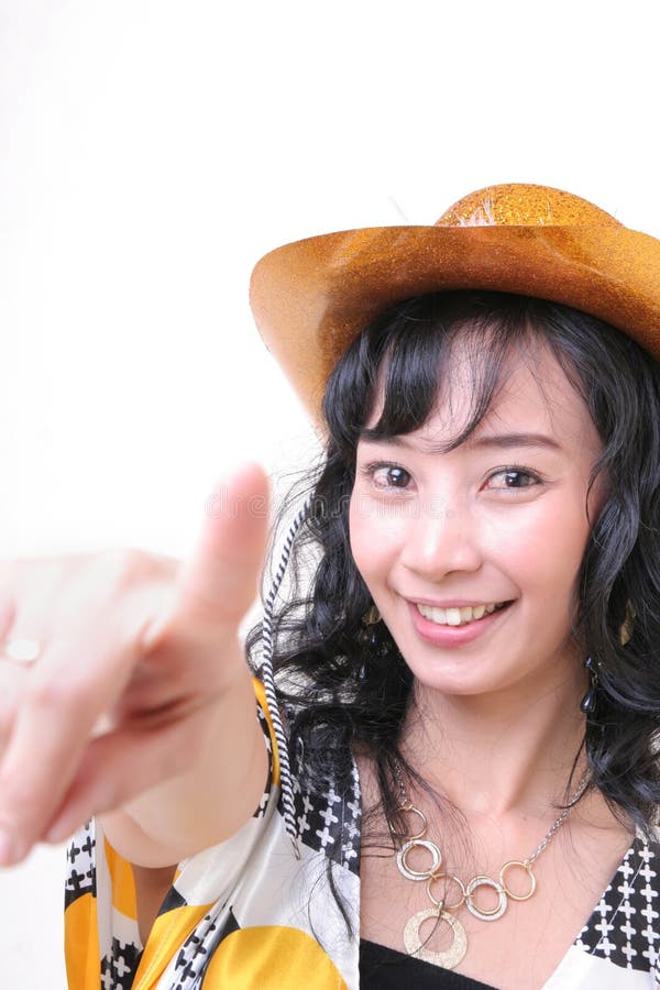 Vrolijk meisje stock foto. Image of stijl, gelukkig, wijfje - 7605708