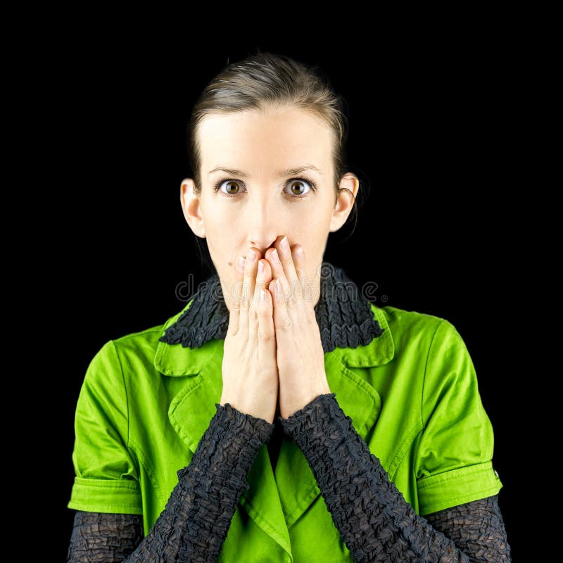 Mens Die in Ontzag En Verbazing Reageren Stock Foto - Image of ...