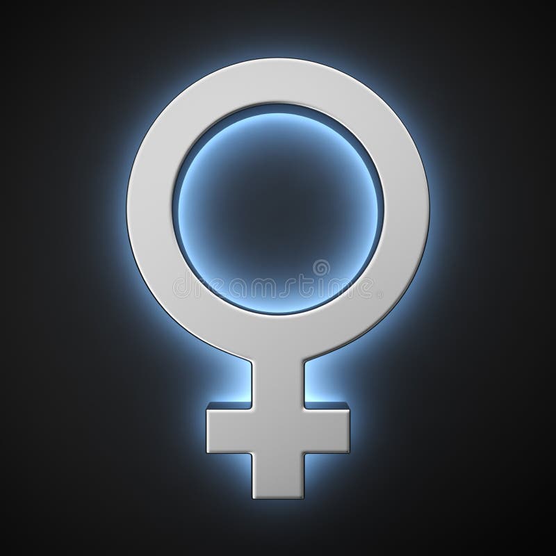 Vrouwelijk symbool stock illustratie. Illustration of geslacht - 31648743