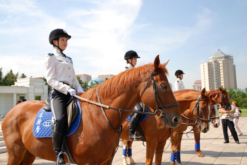 Vrouwelijke Boswachter redactionele foto. Image of instabiel - 37411576