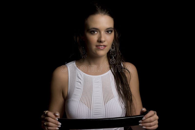 Vrouwen in haar twintig stock afbeelding. Image of jong - 10754203