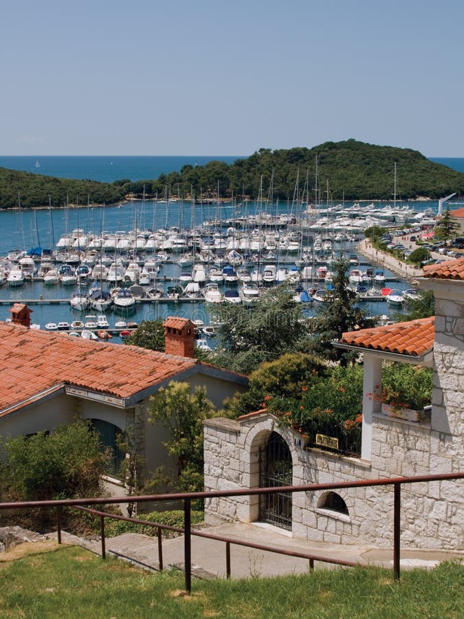 Vrsar harbor stock photo. Image of adriatic, reflection - 15607856