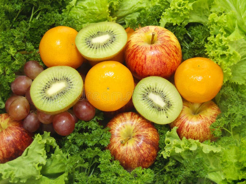 Vruchten en Groenten stock foto. Image of kiwi, selderie - 27881308