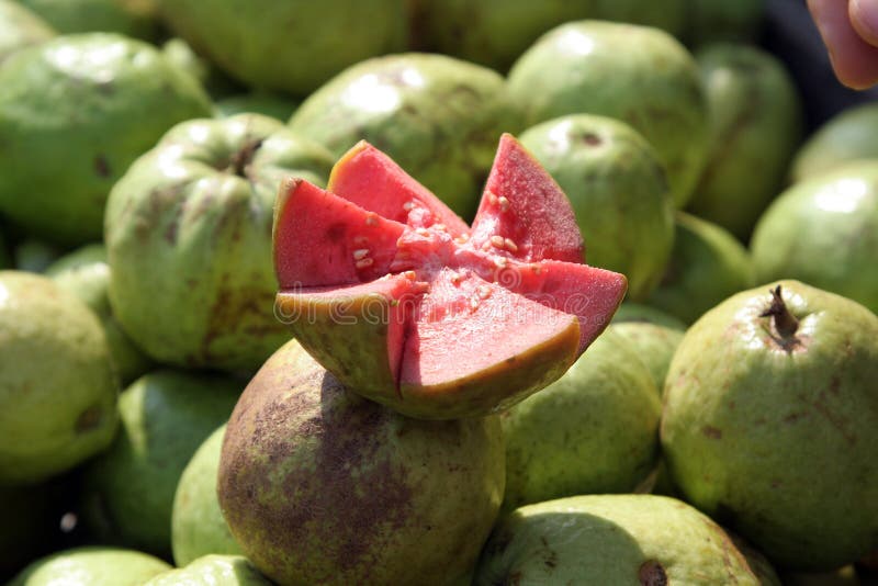 Guavevruchten stock foto. Image of vrucht, zaad, mirte - 17893324