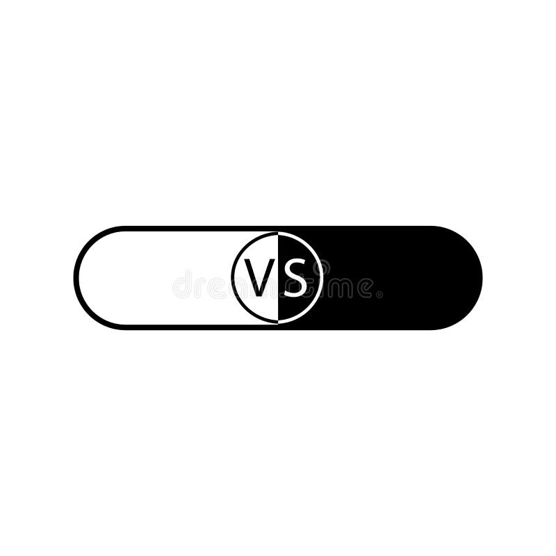 VS Black Sign Icon. Vector Illustration Eps 10 Stock Illustration ...