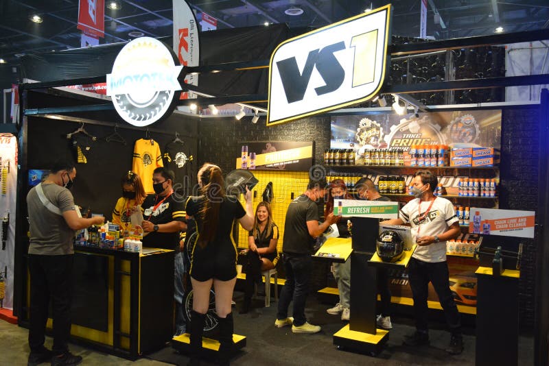 VS1 Booth at Inside Racing Motorshow in Pasay, Philippines Editorial ...
