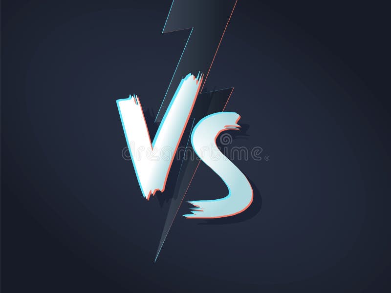Versus Vector. VS Letters. Flame Fight Background Design. Competition ...