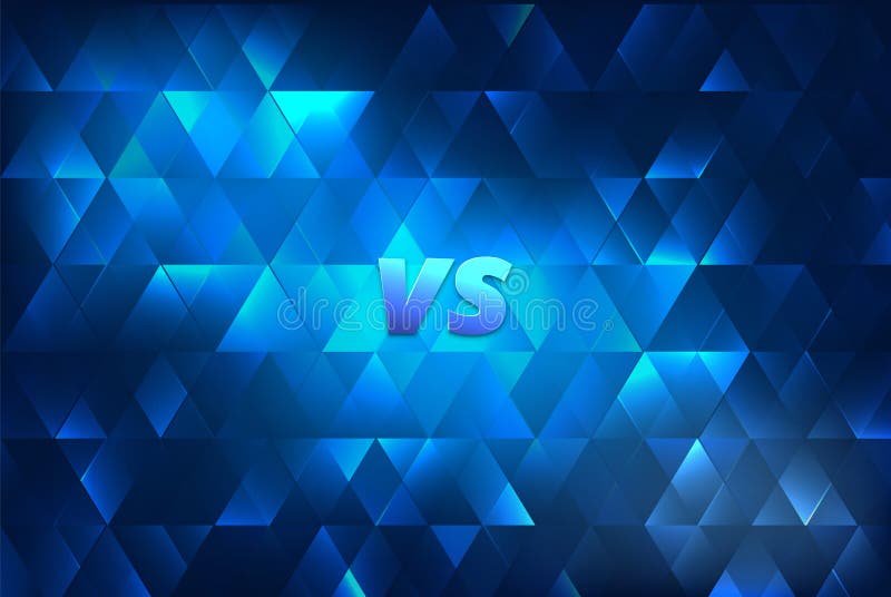 Versus Card. VS Horizontal Banner. Vector Illustration. Stock Vector ...