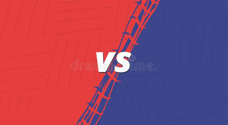 Versus Blank Template Stock Illustrations – 400 Versus Blank Template ...