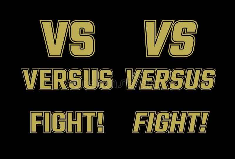 Vs icon Versus duel Symbol stock vector. Illustration of design - 236157952