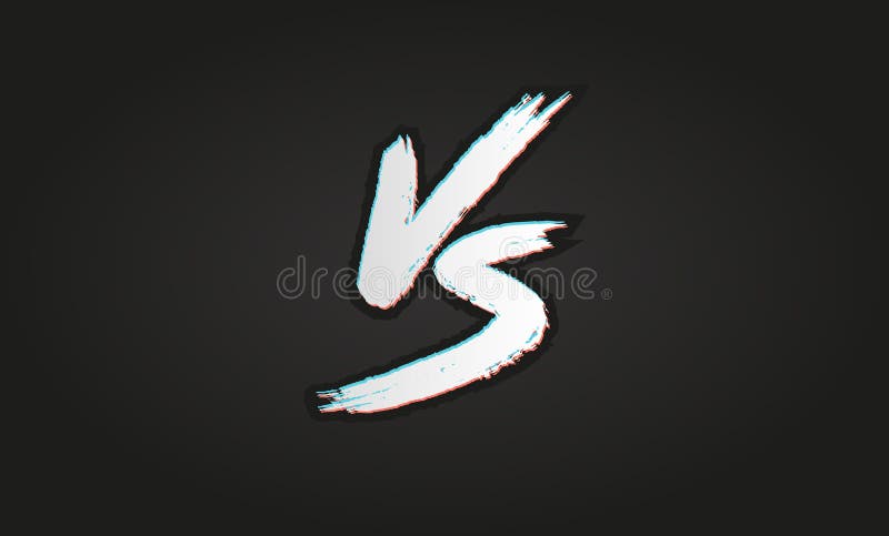 VS. Versus letter logo stock vector. Illustration of emblem - 283724810