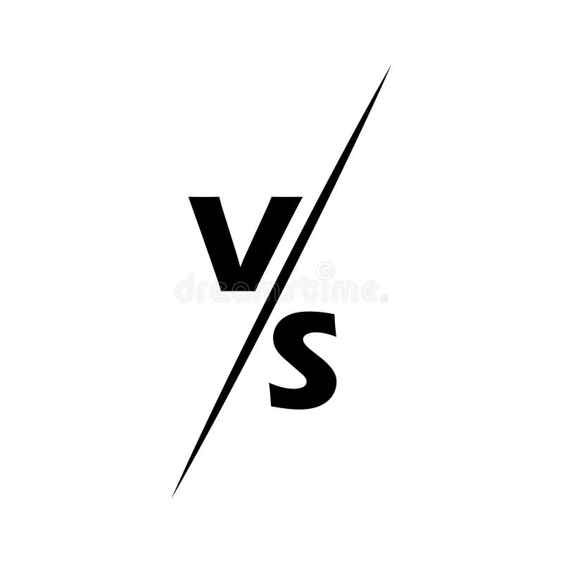 VS. Versus Screen. the Concept of Battle, Competition, Duel, or ...