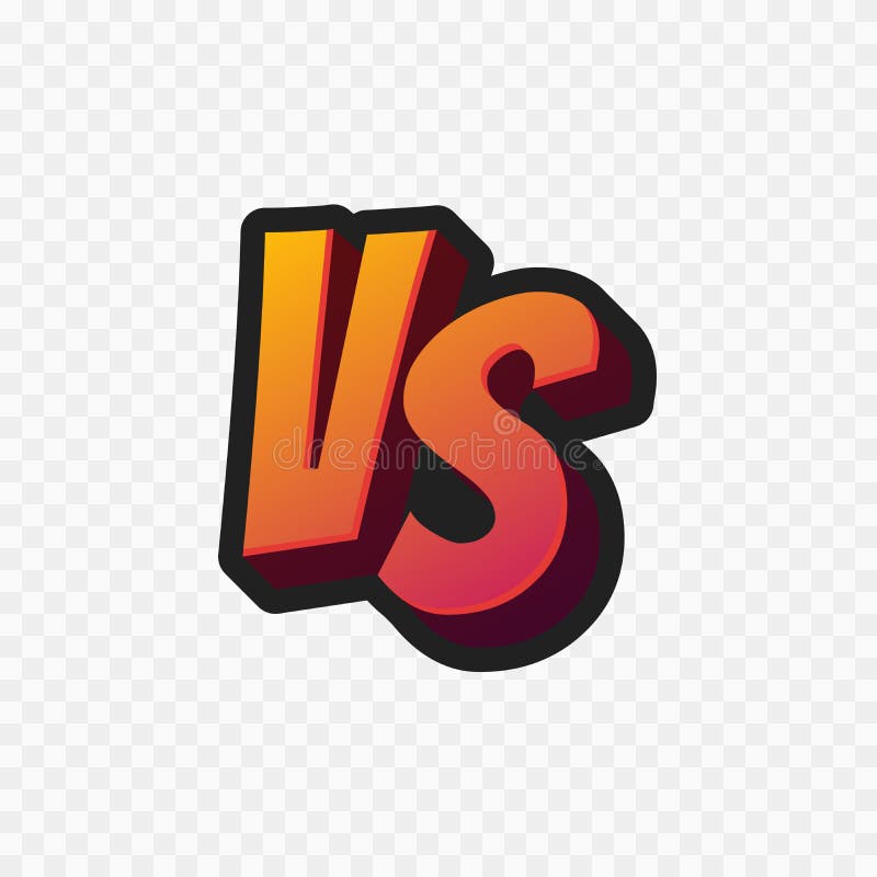 Versus-Logo Vector Letters Illustration Wettbewerbssymbol Kampfflugzeug ...