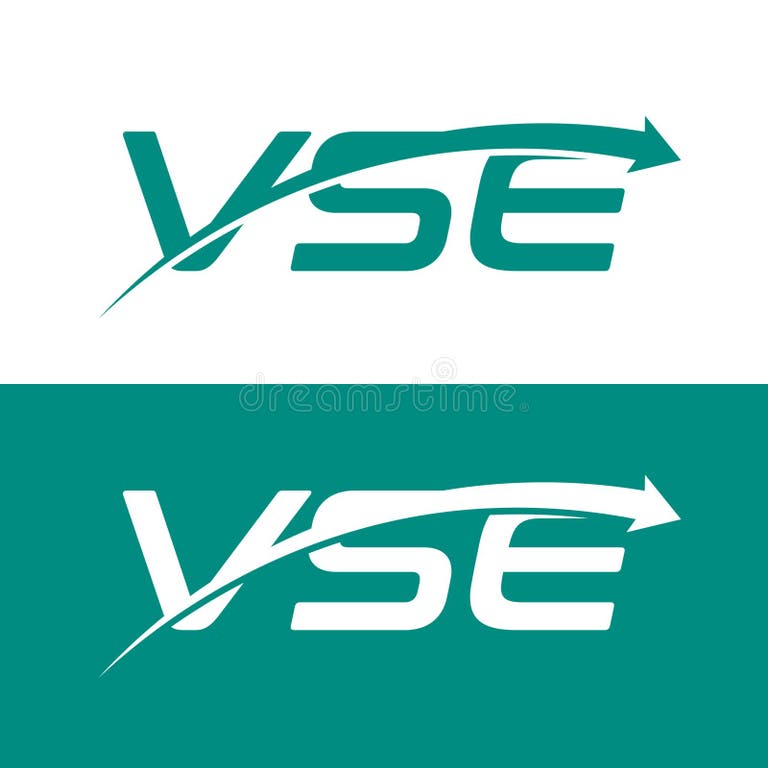 VSE Letter Logo Design Vector Stock Vector - Illustration of modern ...