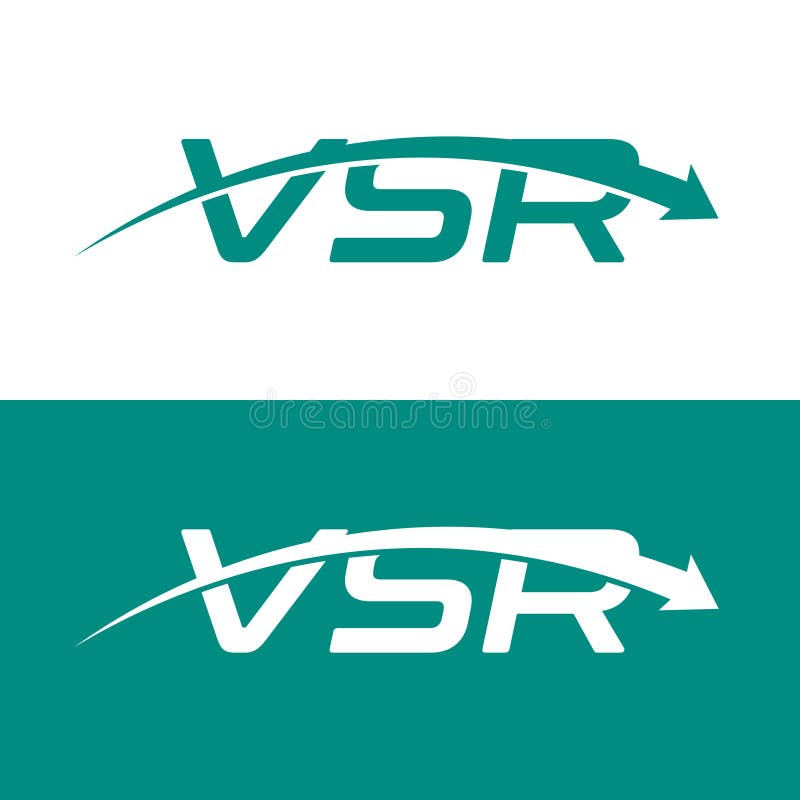 VSR Letter Logo Design Vector Stock Vector - Illustration of object ...
