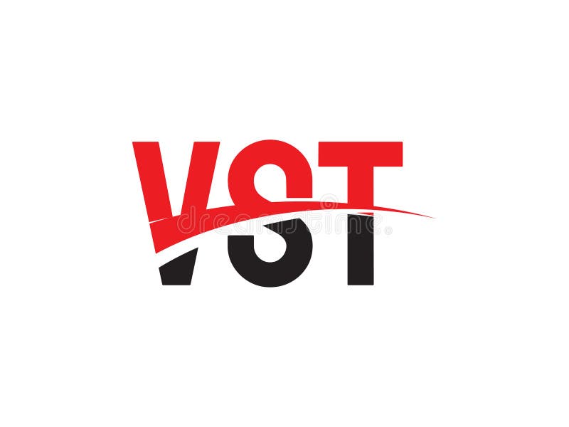 VST Letter Initial Logo Design Vector Illustration Stock Vector ...