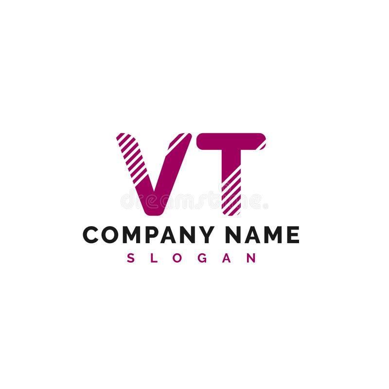 VT Letter Logo Design. VT Letter Logo Vector Illustration - Vector ...