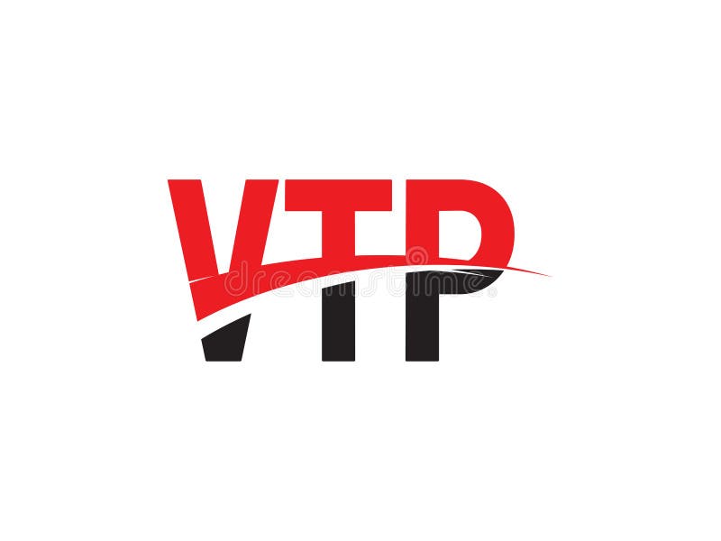 VTP Letter Initial Logo Design Vector Illustration Stock Vector ...