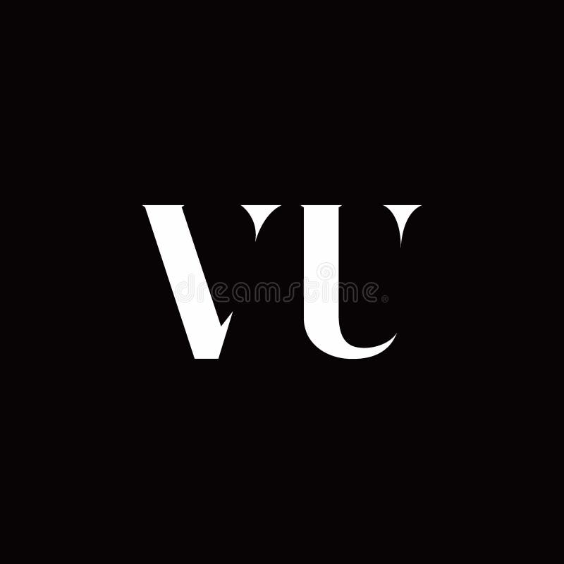 VU Logo Letter Initial Logo Designs Template Stock Vector ...