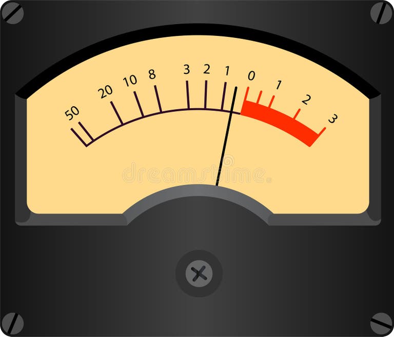 Analogic Vu Meter Stock Illustrations – 1 Analogic Vu Meter Stock ...