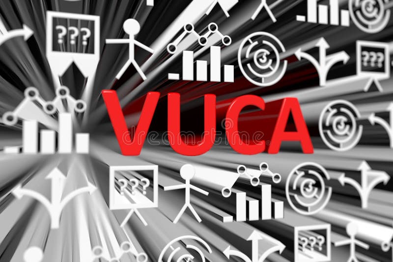 VUCA Concept Blurred Background Stock Illustration - Illustration of ...