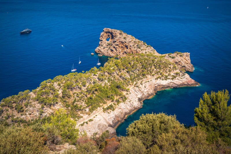 SA Foradada, Majorque, Espagne Image stock - Image du europe, extérieur ...
