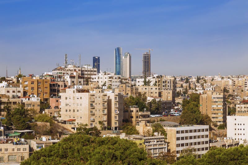 Architecture D'Amman, Jordanie Photo stock éditorial - Image du ...