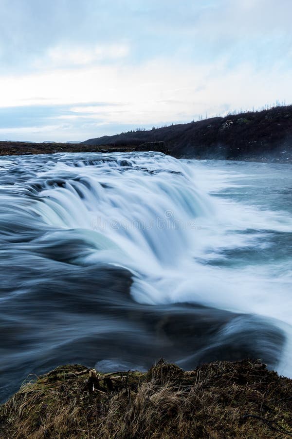 La Cascade De Faxi Ou La Cascade De Faxafoss Est En Islande Photo stock ...