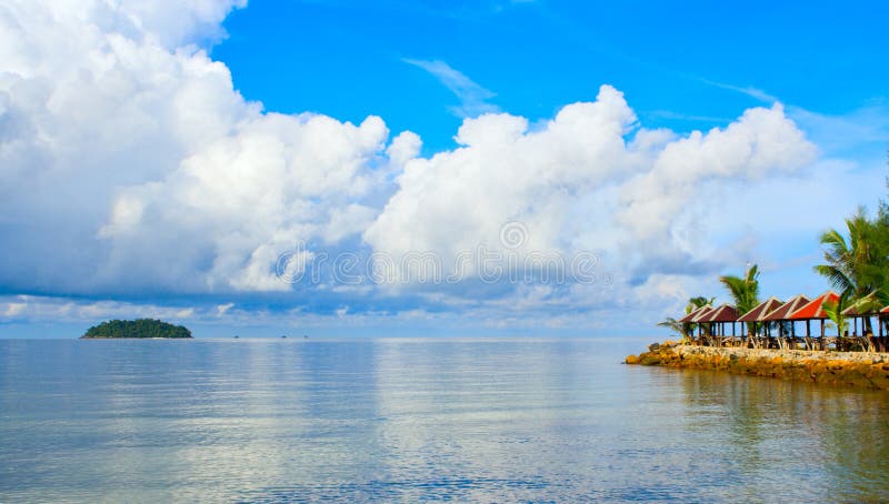 Vue sur mer image stock. Image du voyage, propre, seascape - 8024943